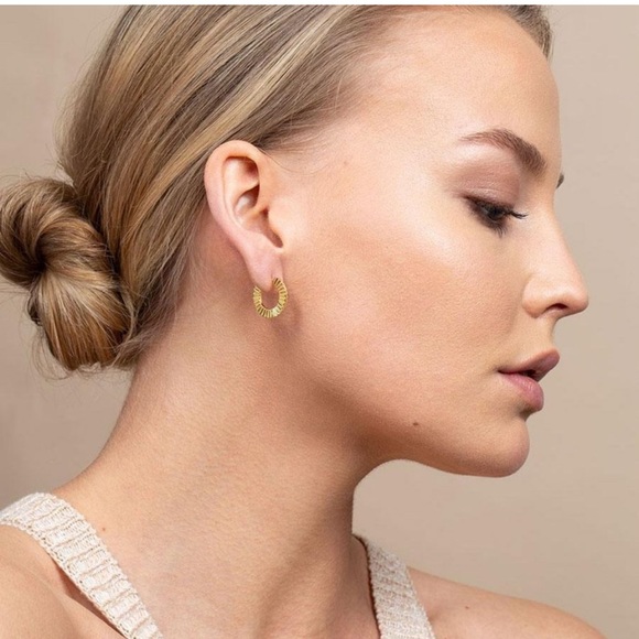 Uncommon James | Jewelry | New Uncommon James Beach Mini Hoops Gold | Poshmark